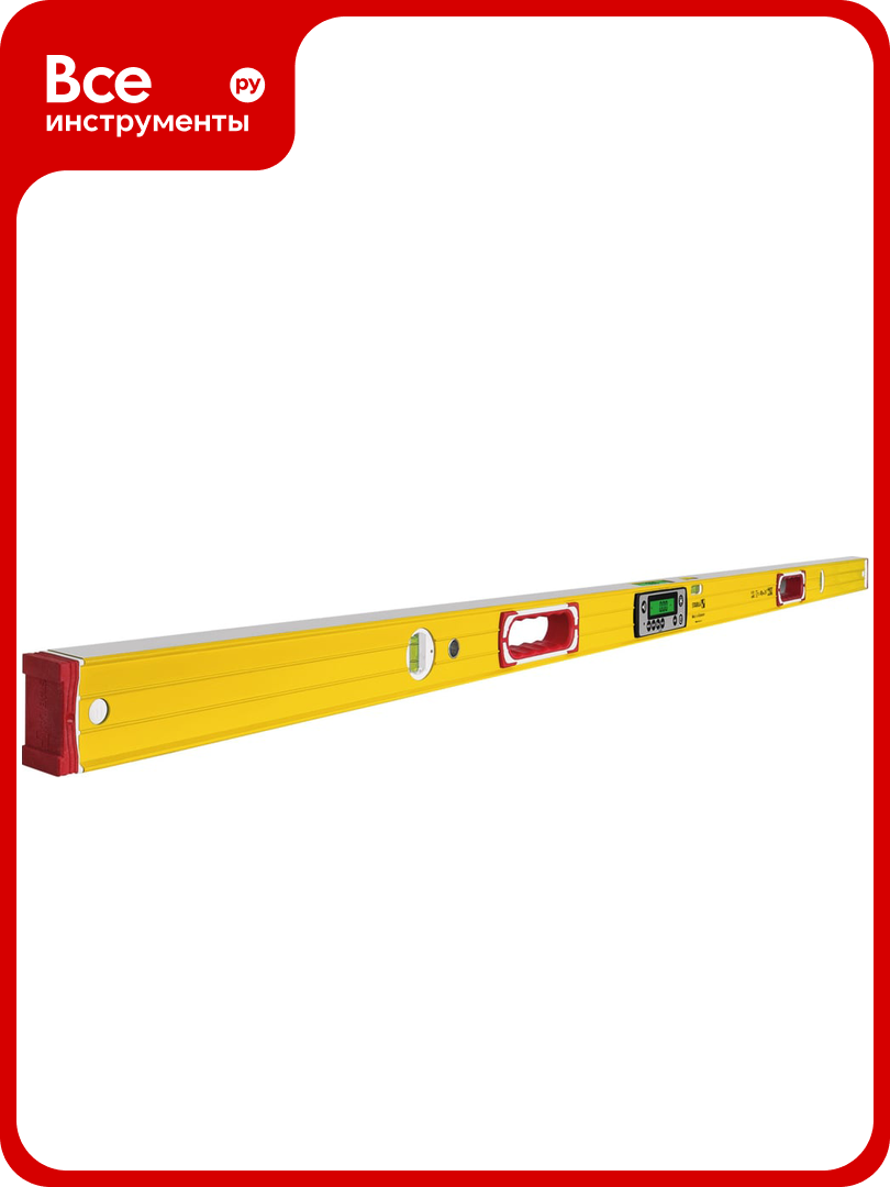 Уровень STABILA tech 196 dl, 183см (ip 67, 2верт, 1гориз, 2 жк дисп, точн. 0,5 мм/м) , шт 19824