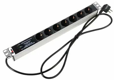 Блок распределения питания Rem R-16-7S-FI-440-3 гор. размещ. Schuko базовые 16A Schuko 3м