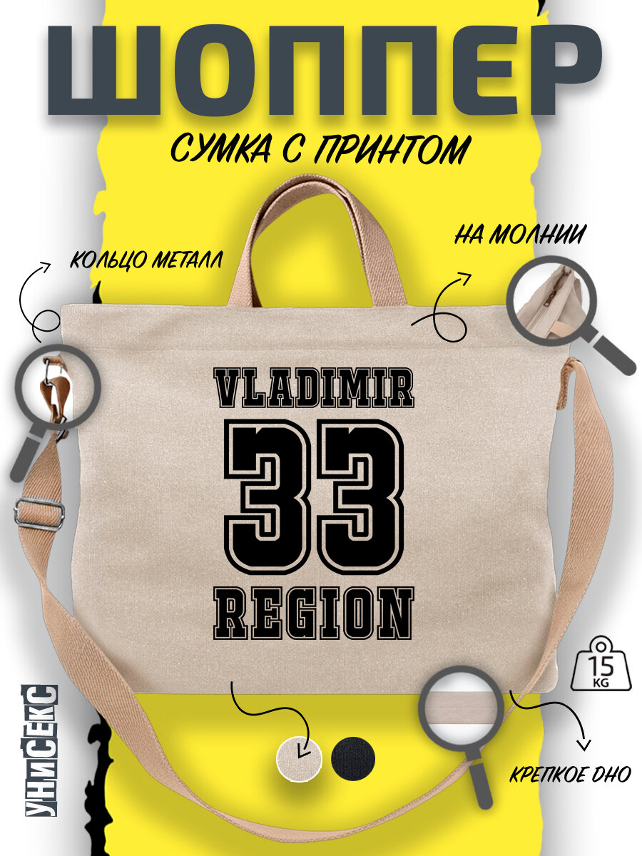 Сумка  шоппер y2k через плечо город Владимир