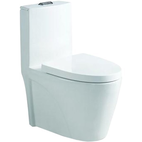 Унитаз моноблок SantiLine SL-5012 с крышкой микролифт
