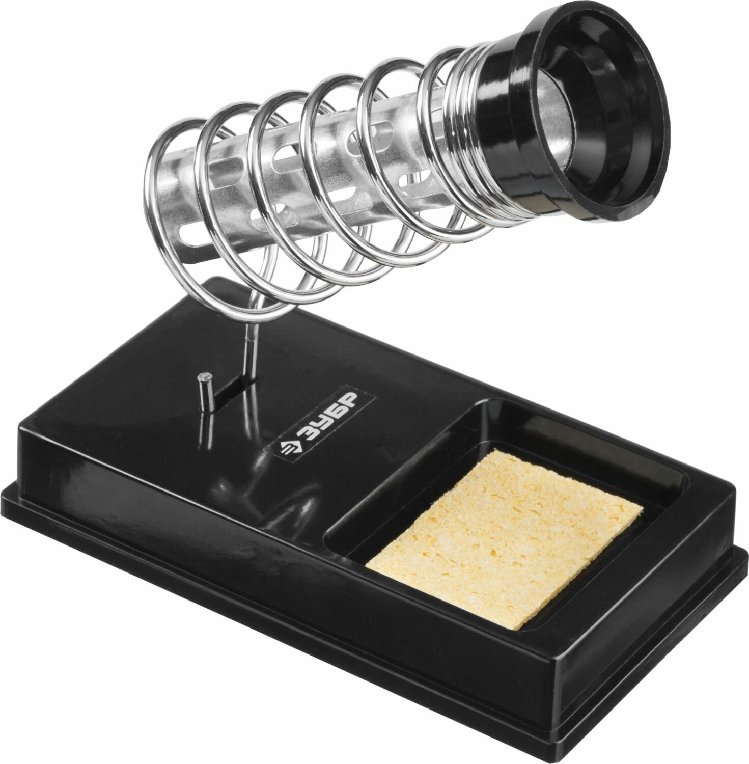 Подставка для паяльника ЗУБР, пластиковая, надежная фиксация, эргономичная, практичная 55465