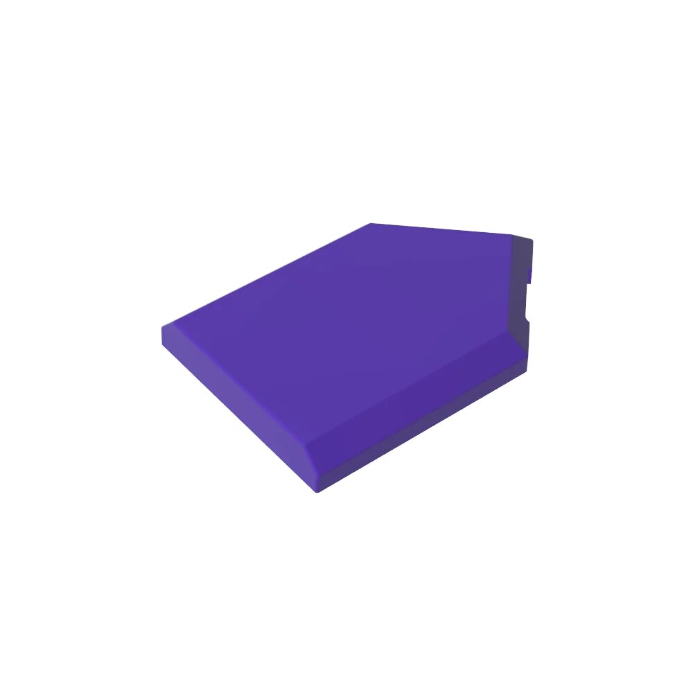 Плитка Gobricks GDS-1580 пятиугольная фиолетовая (060)