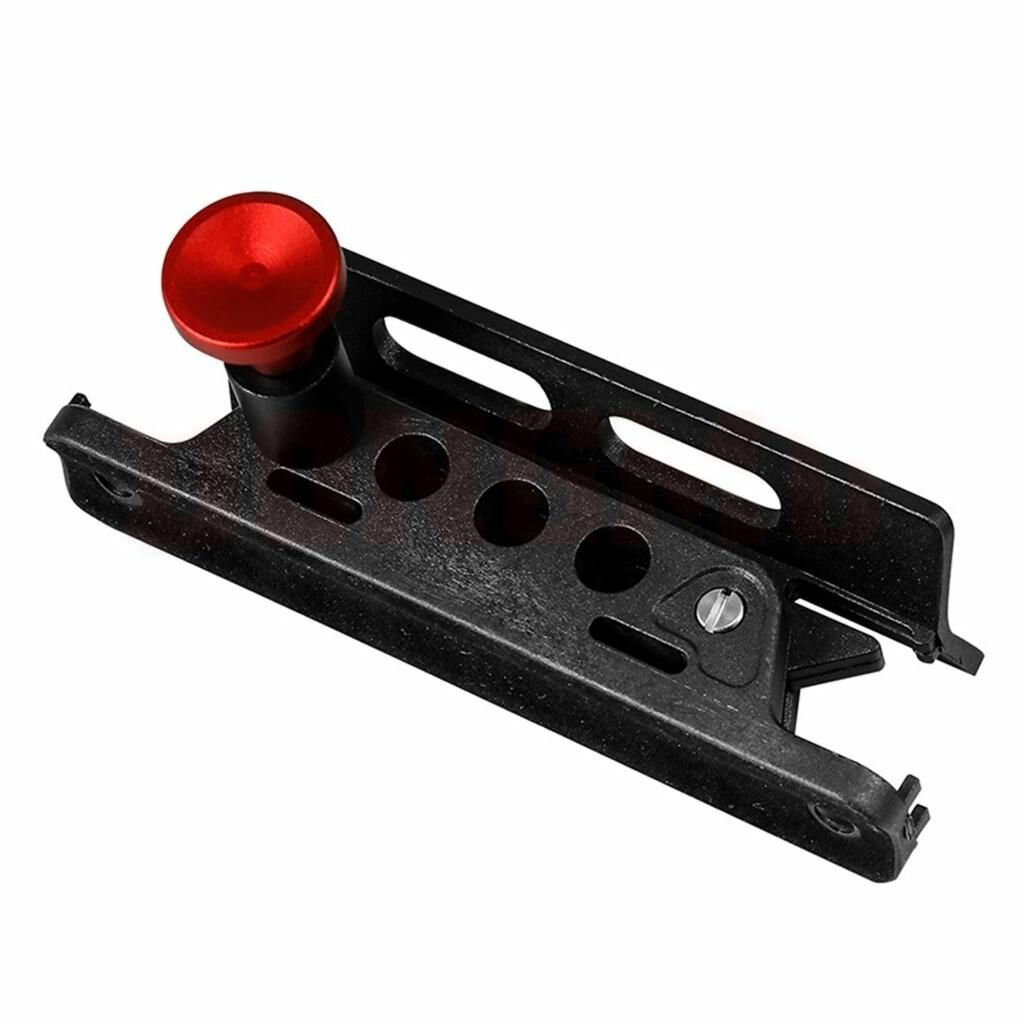 Кронштейн для крепления автомобильного огнетушителя красный