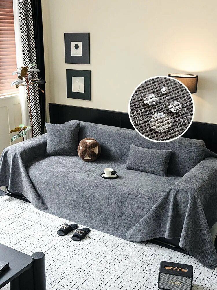 Lemog Покрывало непромокаемое , Лубяное волокно с размерами: 200 см х 180 см