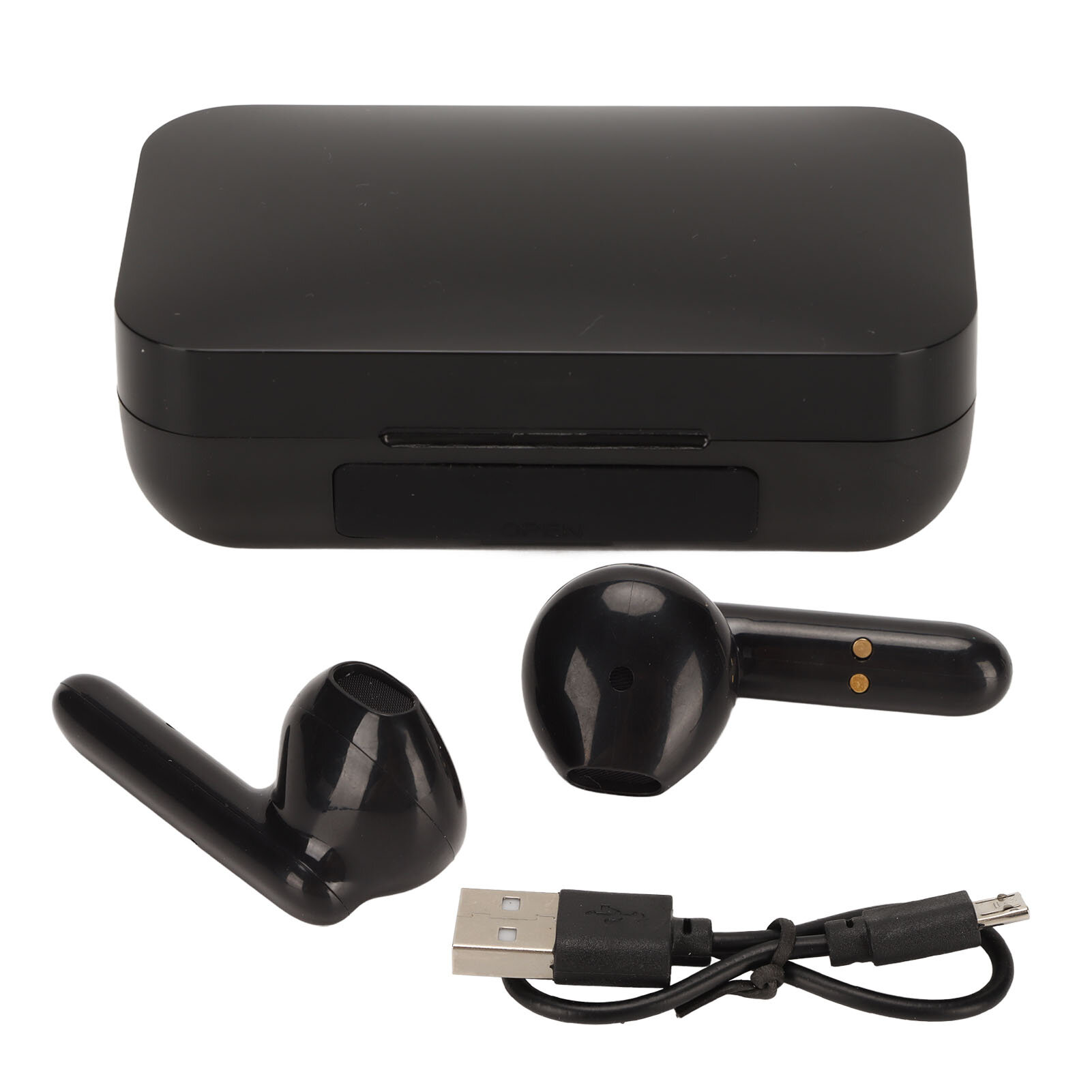 Наушники беспроводной Bluetooth светодиодные цифровые дисплеи Стерео быстрого зарядка наушники с микрофоном для ежедневного наружного