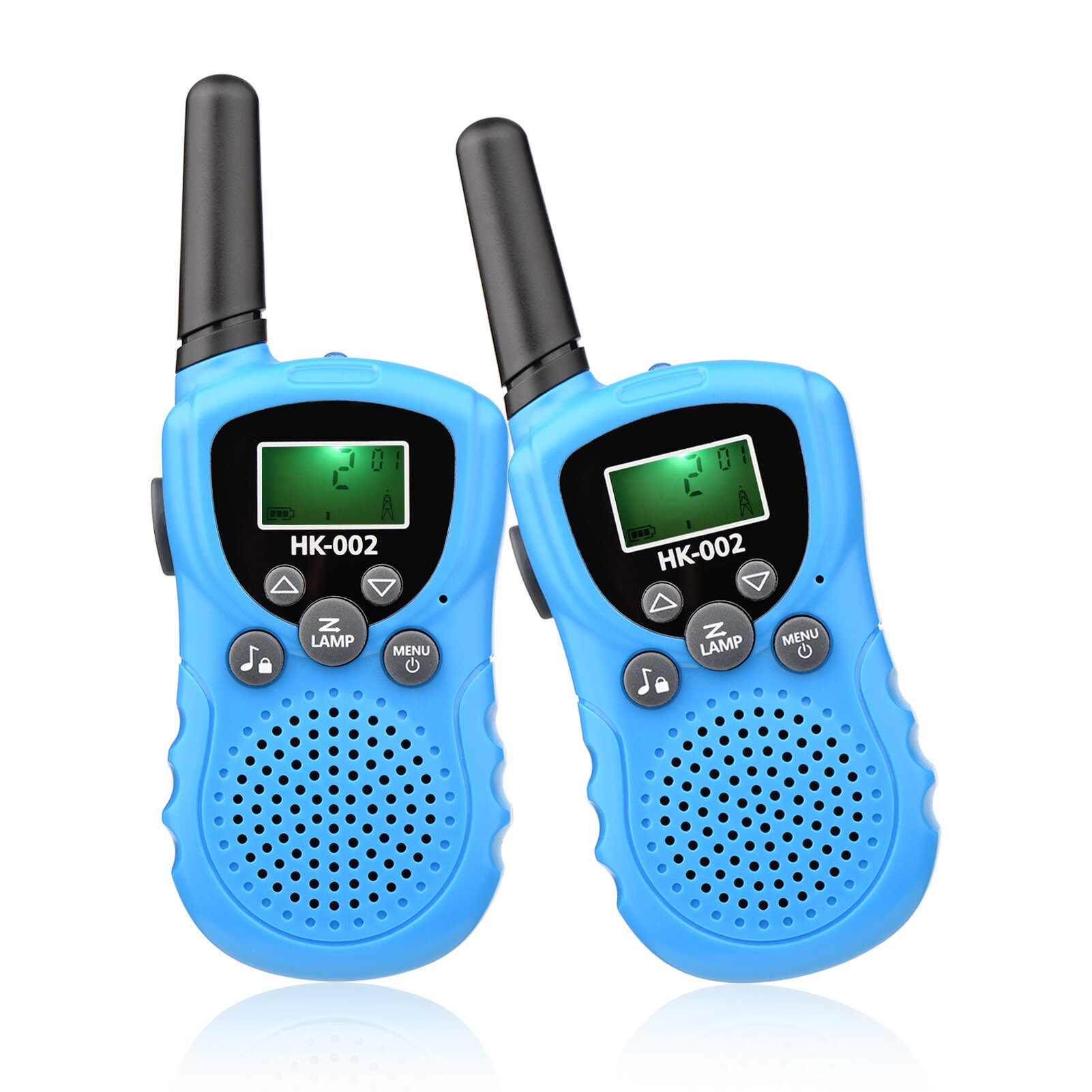 Детские рации Walkie Talkie с ЖКэкраном и фонариком, дальность до 3 км, для игр и походов
