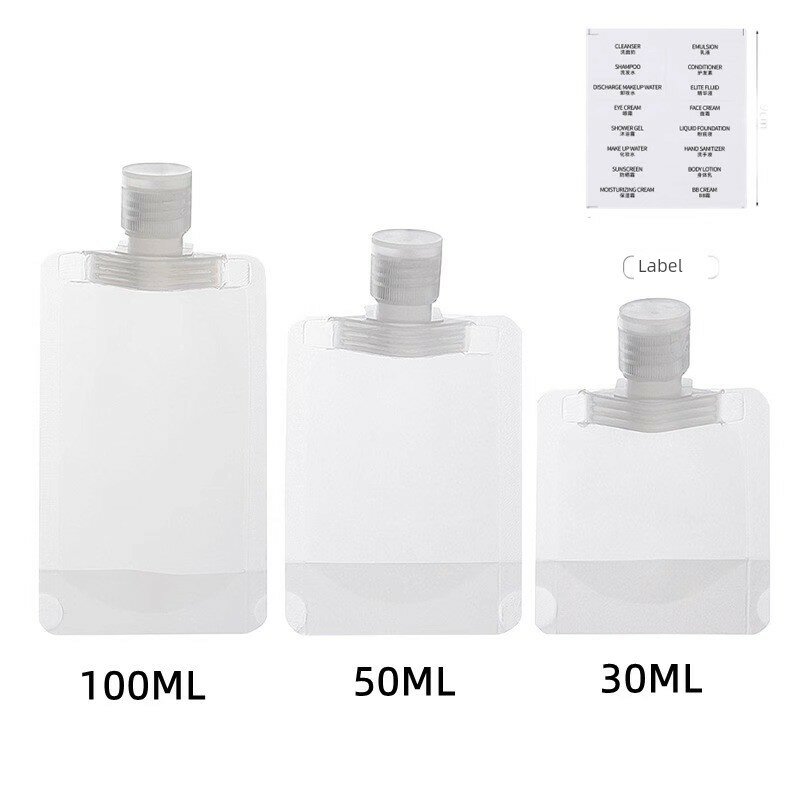 Многоразовые дорожные флаконы, портативные одноразовые флаконы для шампуня, лосьона, косметики, геля для душа,