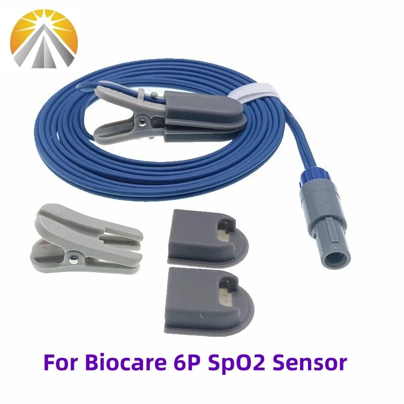 SETOXCARE 6-контактный датчик SpO2 для взрослых, детей и новорожденных Vet Animal Clip
