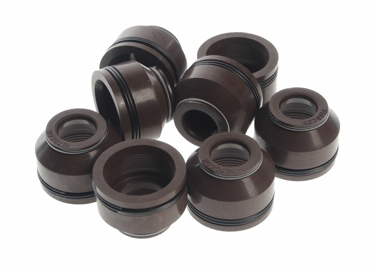 Манжета впускного клапана (комплект 8 шт.) (Мск) Черные // арт.130-1007014