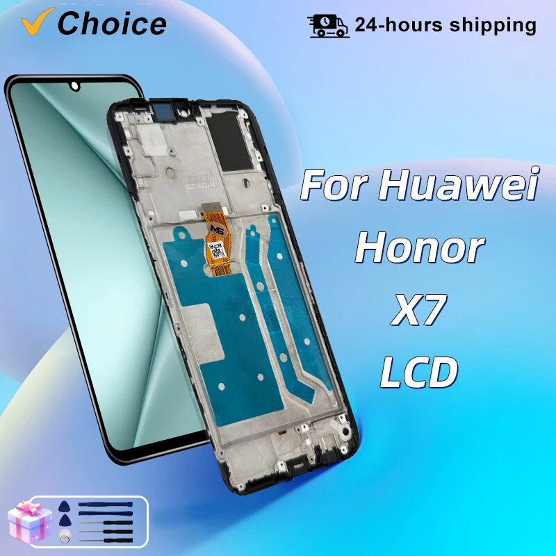 6,74 "выбор для Huawei Honor X7, ЖК-дисплей CMA-LX1, сенсорный экран, дигитайзер для Honor CMA-LX3, ЖК-дисплей, замена Pa