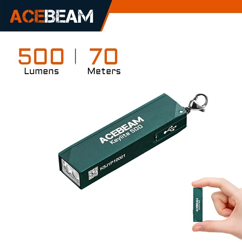 ACEBEAM Keylite 500 красный EDC фонарь — фото 1