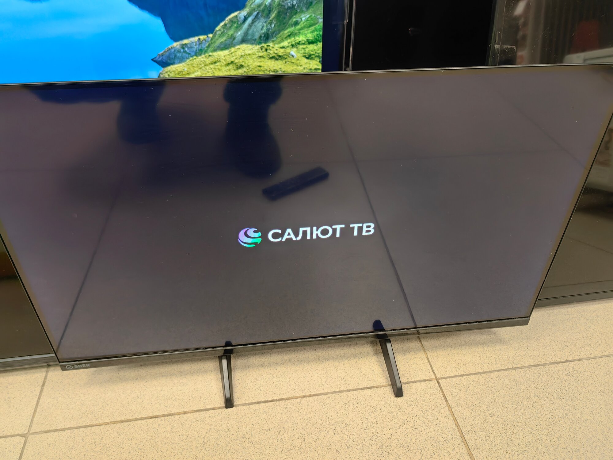 LED телевизор Sber Sdx-32h2120b, Б/У, Уценка