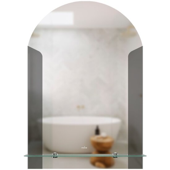 Зеркало Mixline "Муза" 390*580 (ШВ) с полкой (К)