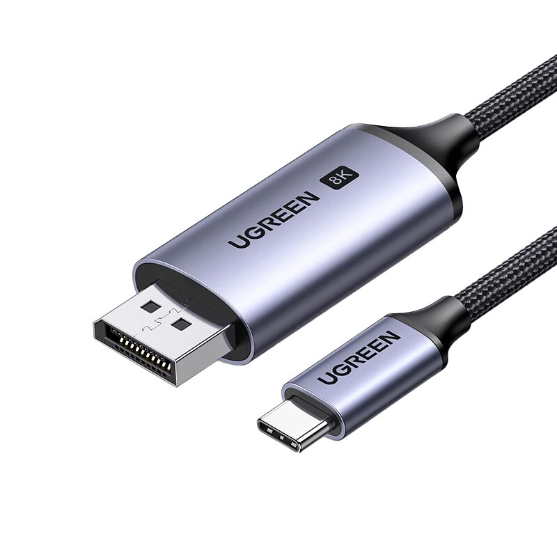 Док-станция UGREEN dp1.4[8k/60hz-braided alloy]-2m25158