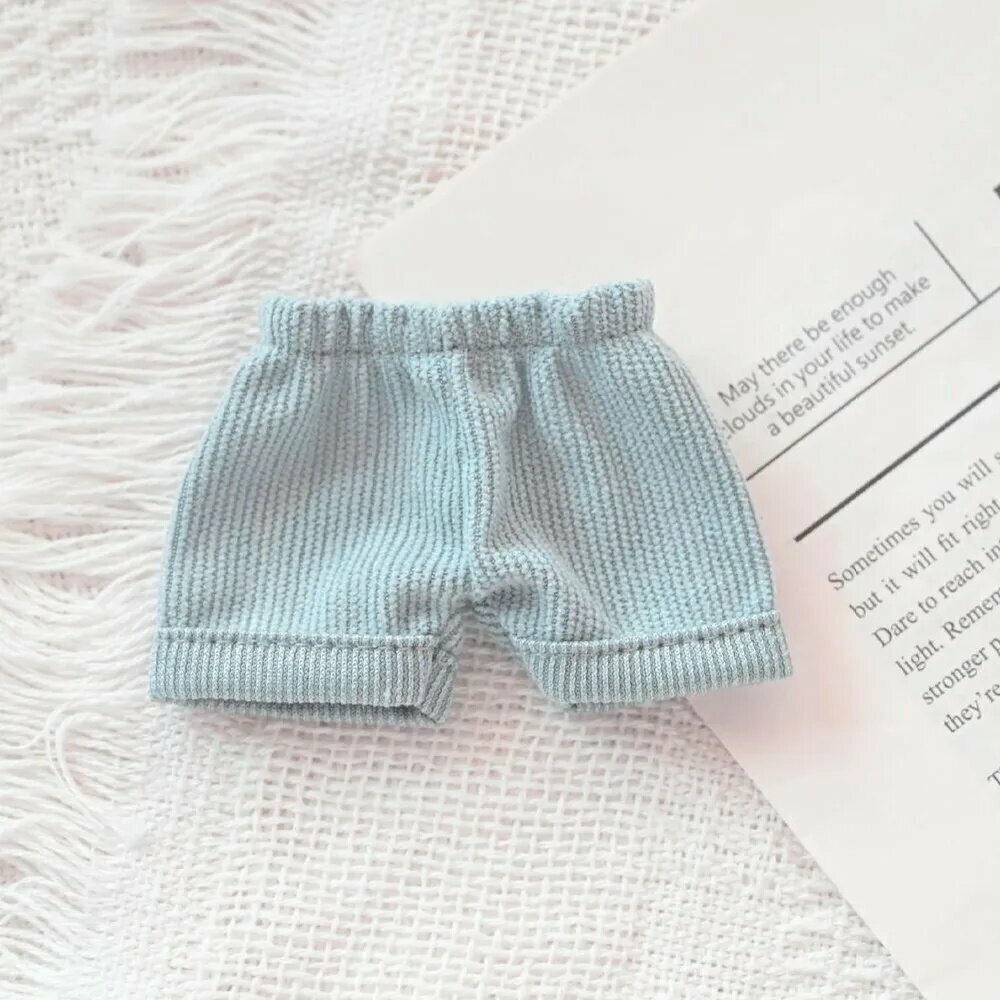 Вельветовые шорты Одежда для 17см куклы Лабубу, без куклы