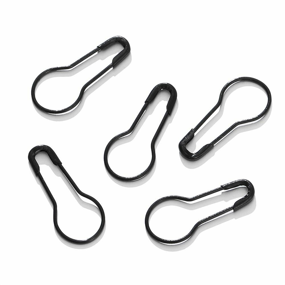 Маркеры для вязания, металлические булавки-крючки 50 шт, маркировщик петель 9,521,5 мм, тёмные, набор для ручного вязания и вязания крючком