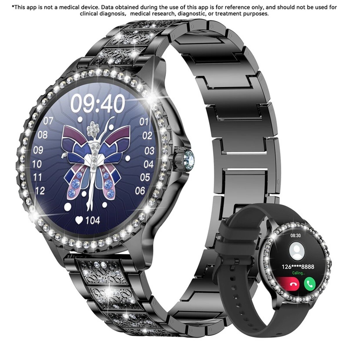 Умные часы LIGE BW1845, женские, измерение пульса и давления, Bluetooth, водонепроницаемые