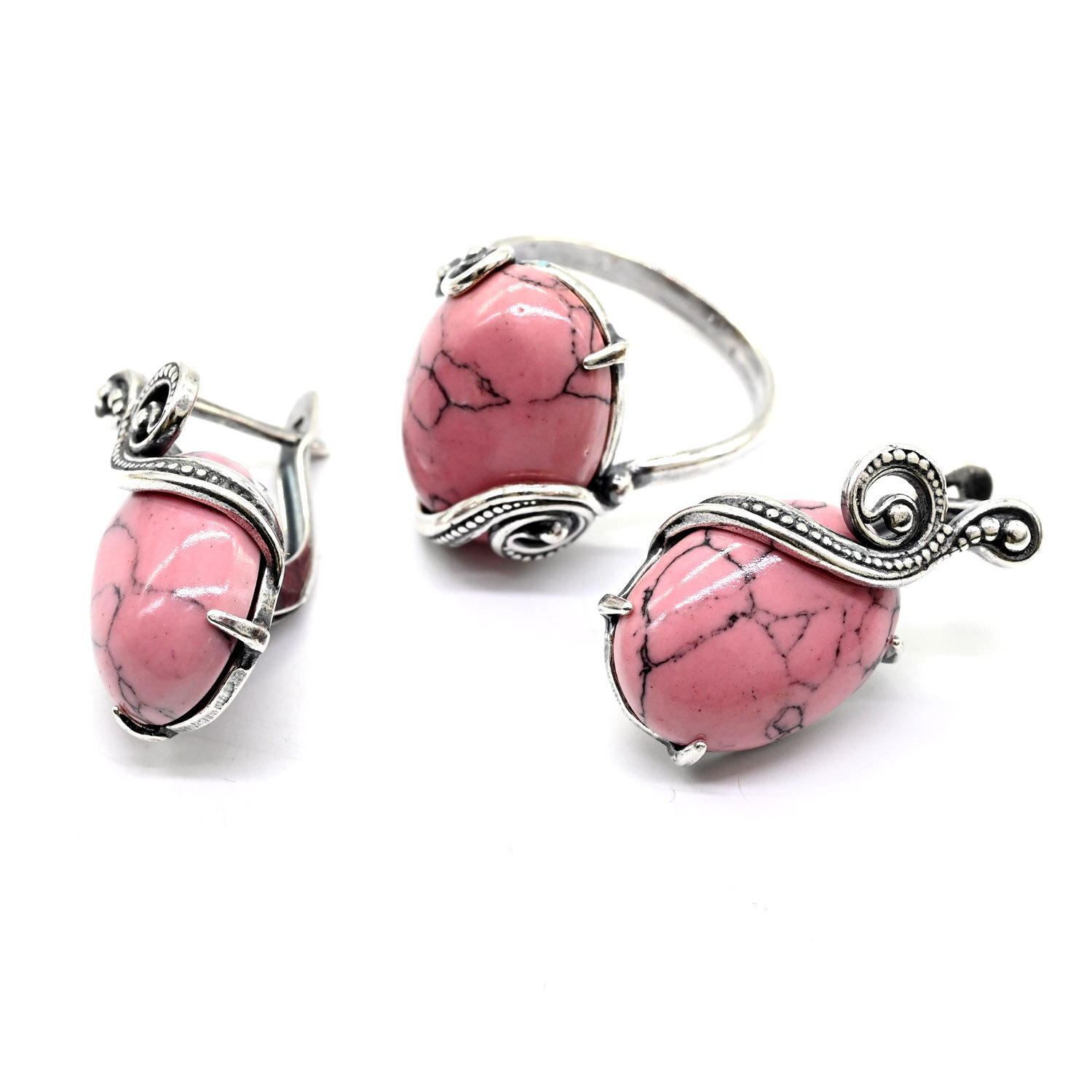 Серьги, кахолонг