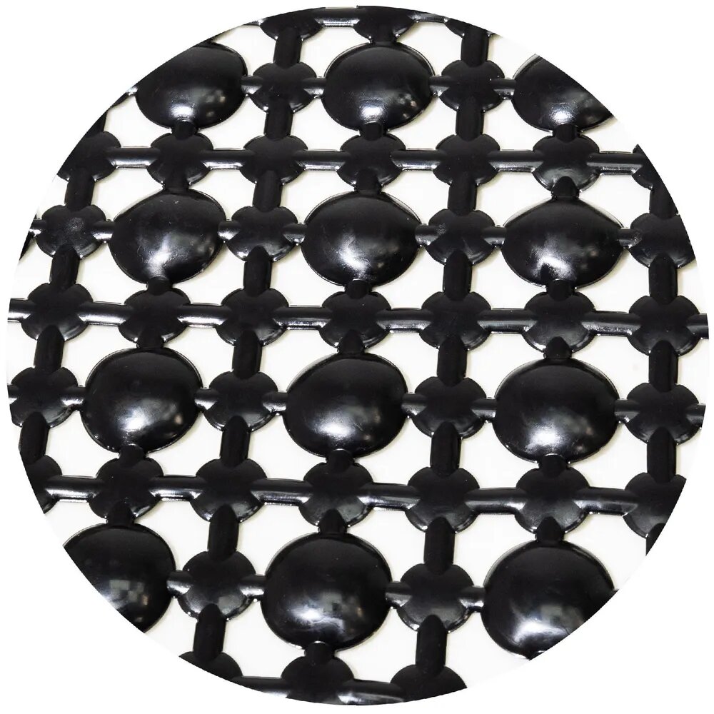 Коврик в ванную противоскользящий на присосках "Комфорт" 36х65 см / коврик для ванной, душа, бани, сауны