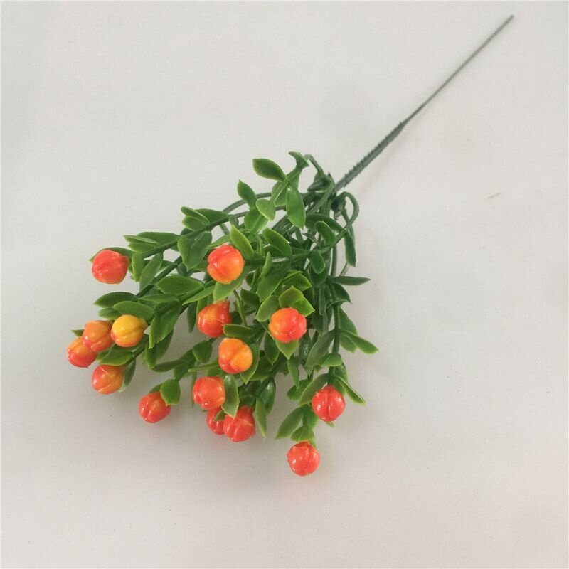 Realistic flowers crafted for enchanting garden porch window decor indoors and outdoors orange