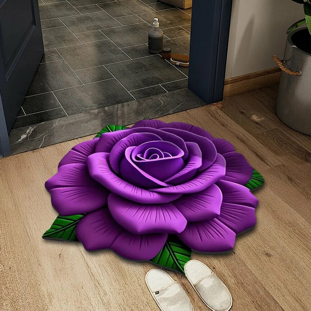 Ковер Розы 3D 80x80 см