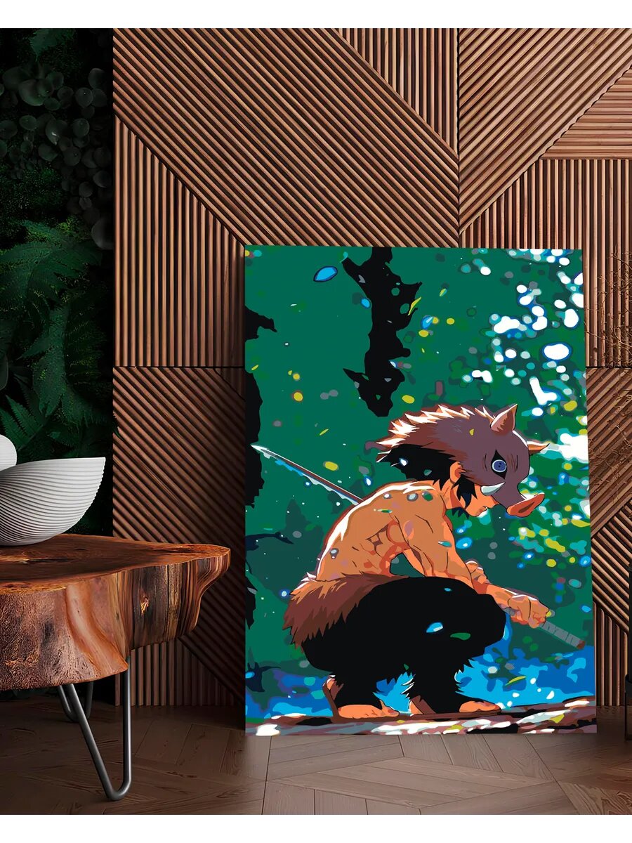 Картина по номерам Аниме _Иноске Хашибира