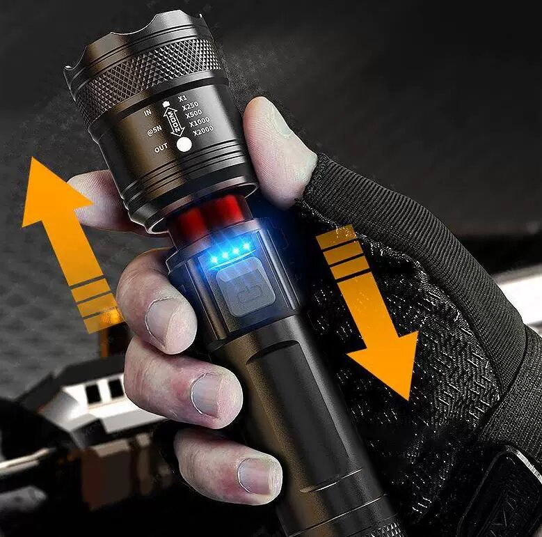 Новая модель 2024 года: фонарь-пауэрбанк, мощный свет, два в одном, перезаряжаемый, прочный, долговечный, портативный,