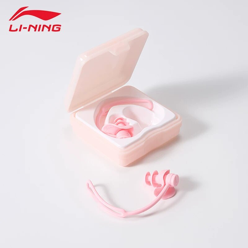 Детские беруши для плавания Li Ning для женщин с объектом, предотвращающие проникновение воды в ушах, профессиональный