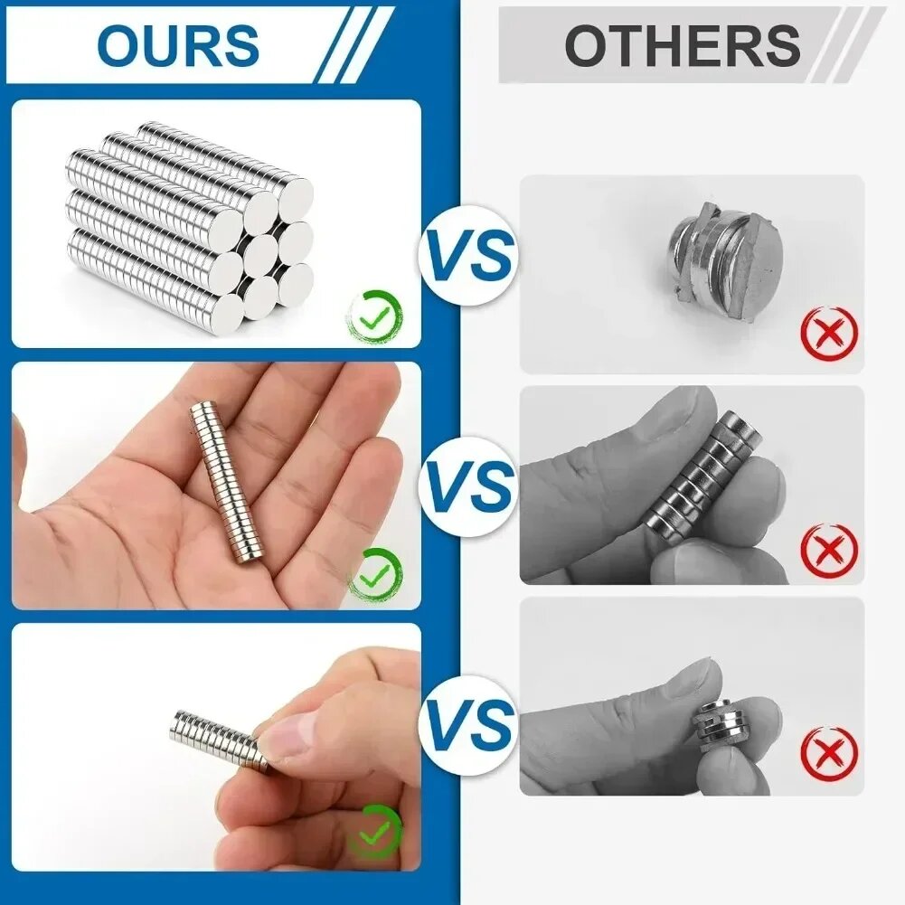 Круглые магниты 4X2mm-100 Pcs