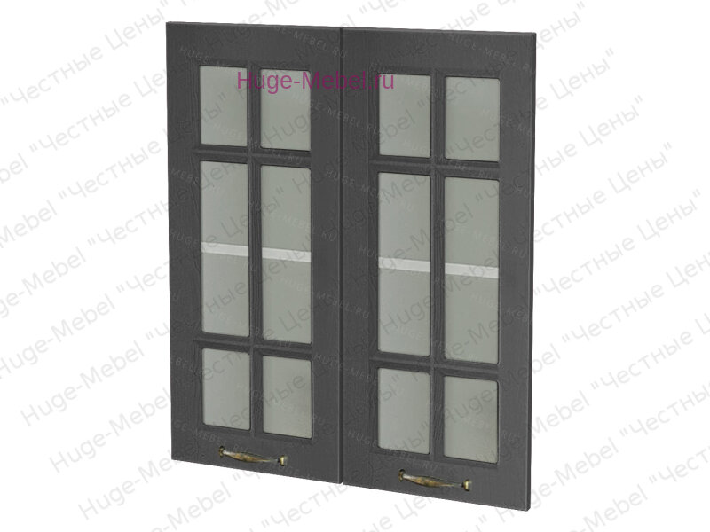 Кухонный фасад Ф-245 графит (Мария) Huge Mebel . Ширина 592 Высота 916. Кухонные фасады