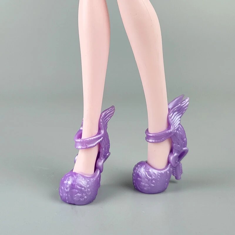 Красочные модные кукольные ботинки для кукол Monster High, высокие ботинки, обувь на каблуке, аксессуары для кукол 1/6, ботинки для демонов, куклы-монстры