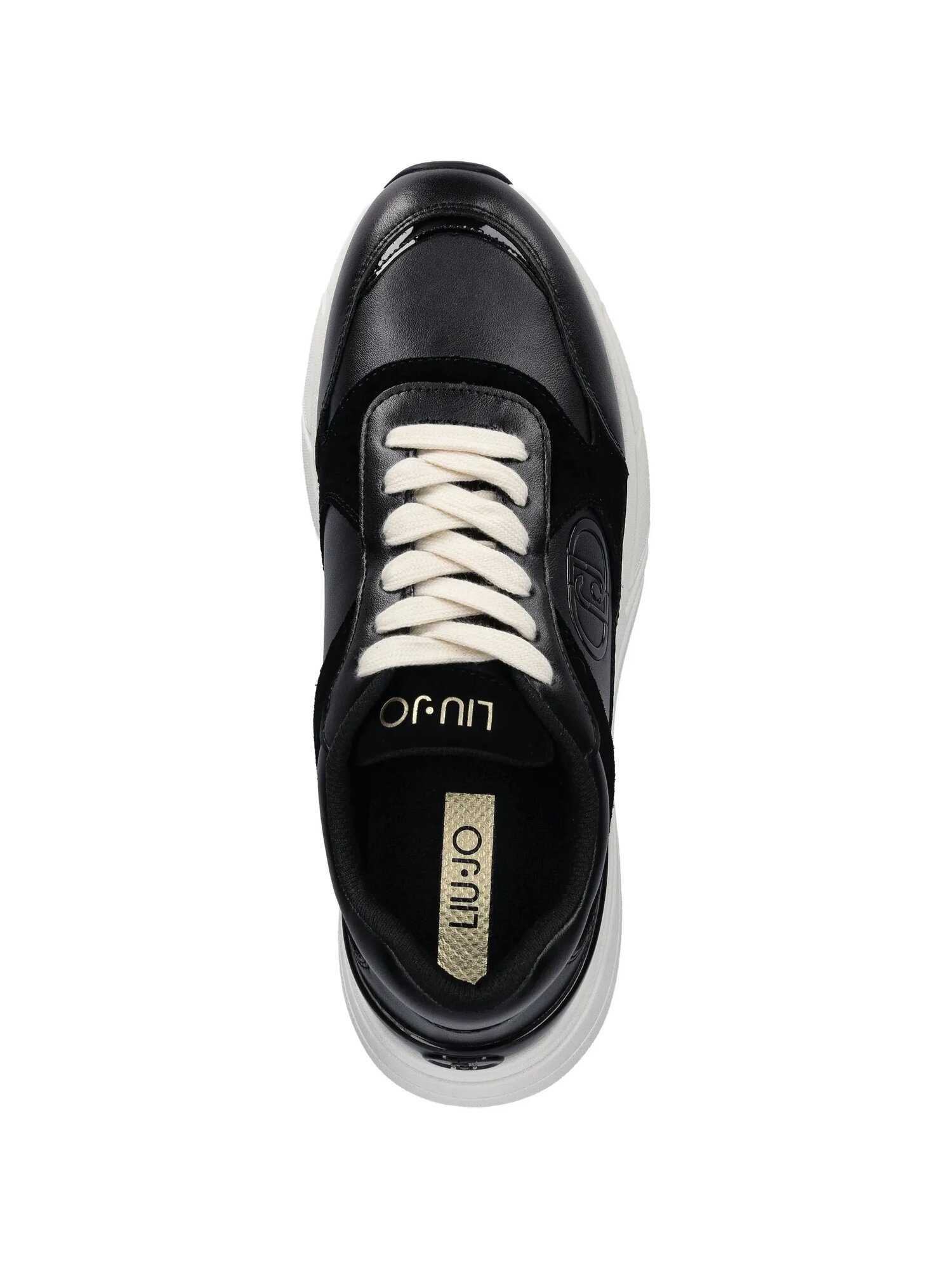 Кроссовки LIU JO Logo-patch panelled sneakers, размер 41 — фото 1