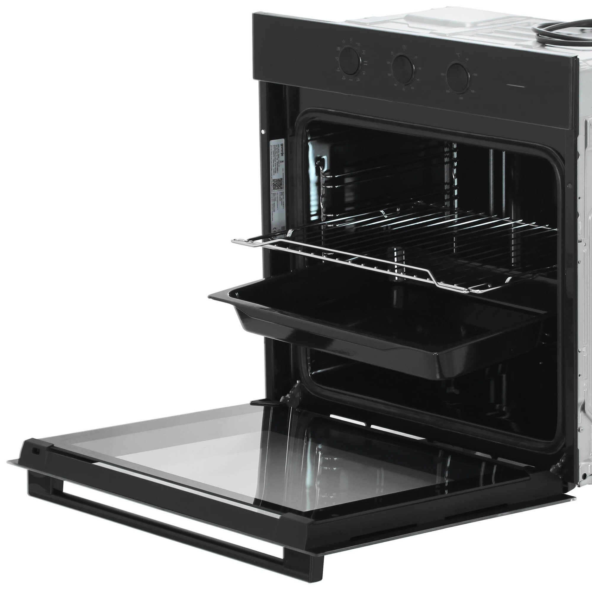 Духовой шкаф Gorenje BO6725E02NBG, электрический, конвекция, гриль, пиролитическая очистка