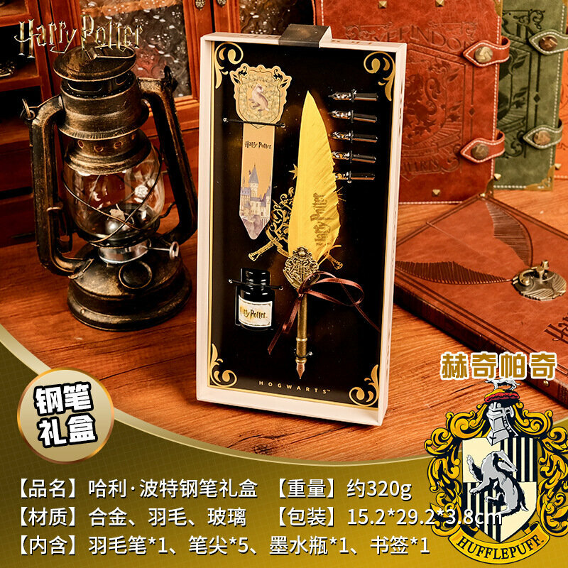 Набор подарочных ручек Warner Genuine Harry Potter Retro Feather Pen, набор перьевых ручек и ручек для погружения, подарок на день рождения