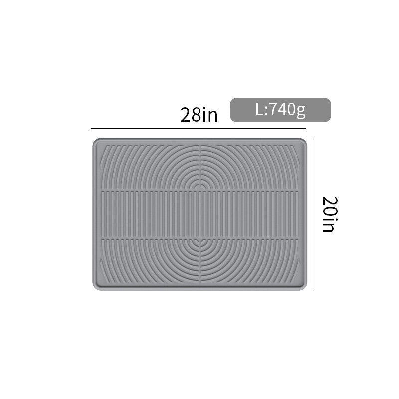 Новый коврик для домашних животных, силиконовый коврик для кошачьего туалета, коврик для протирки лап, непротекающий коврик для кошачьего туалета, легко чистящийся водонепроницаемый коврик для питомцев