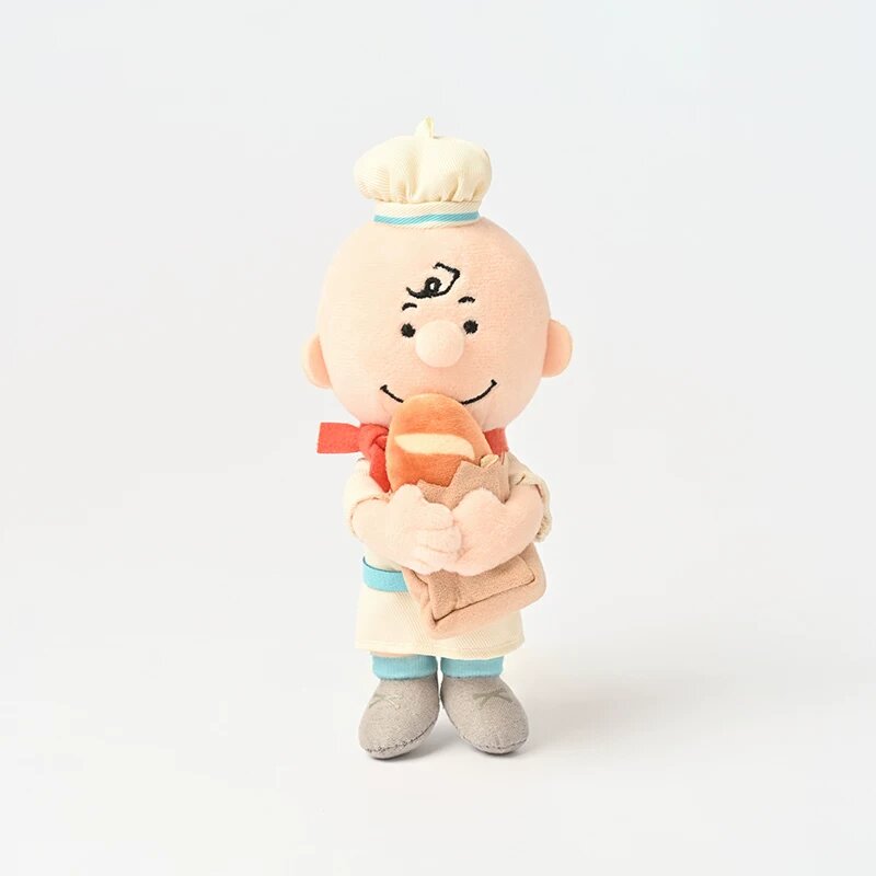 Плюшевый брелок Peanuts Sweet Day Bakery Series с персонажем Чарли Браун, милый 3D-дизайн для сумки