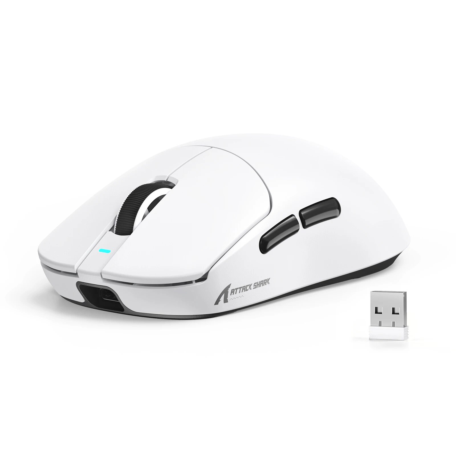 Беспроводная игровая мышь Attack Shark X8SE 25000 DPI White