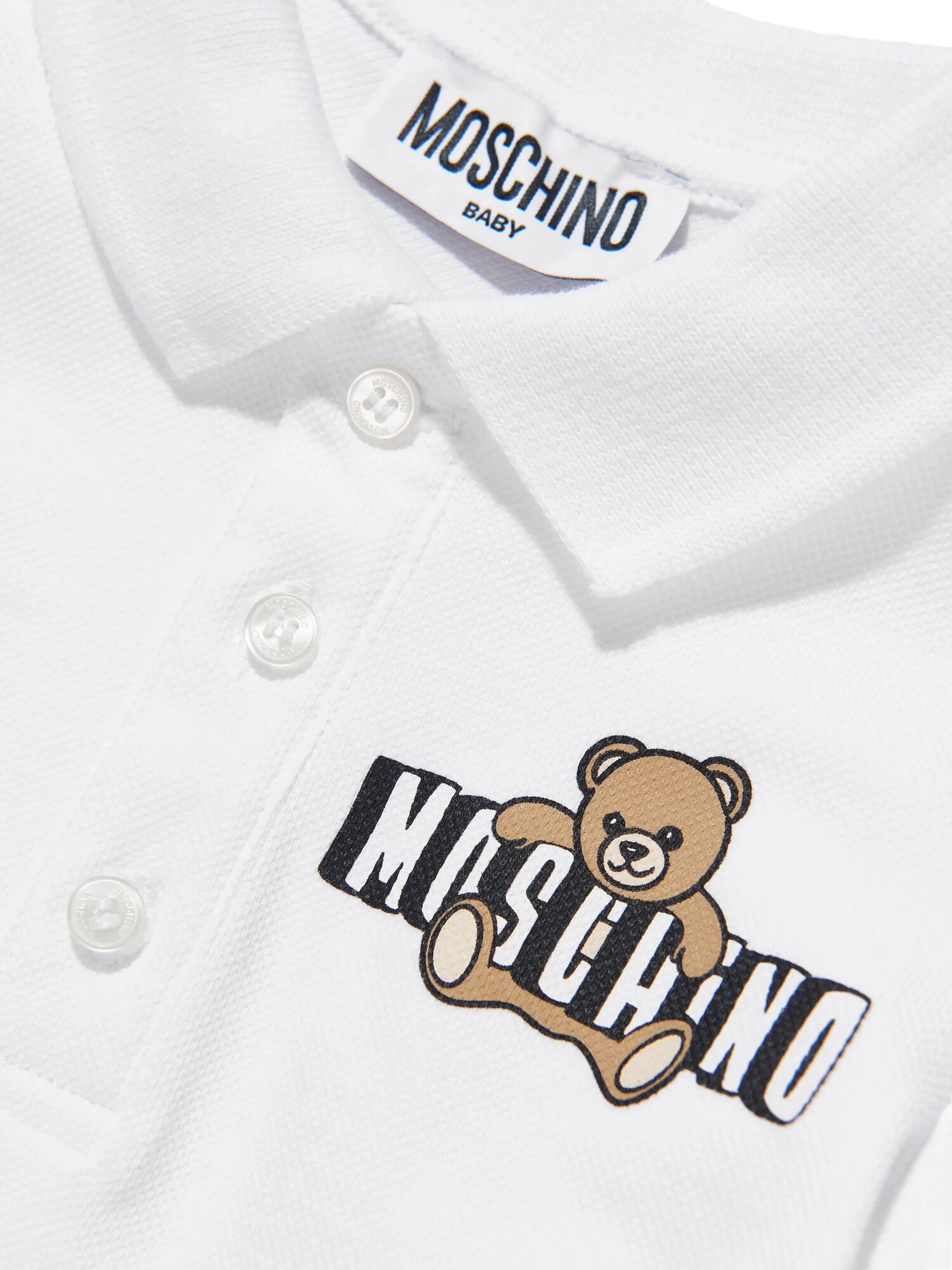 Рубашка MOSCHINO, размер 2 года, белый — фото 1