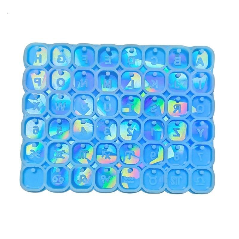 Силиконовая форма для браслетов и сережек, Синий