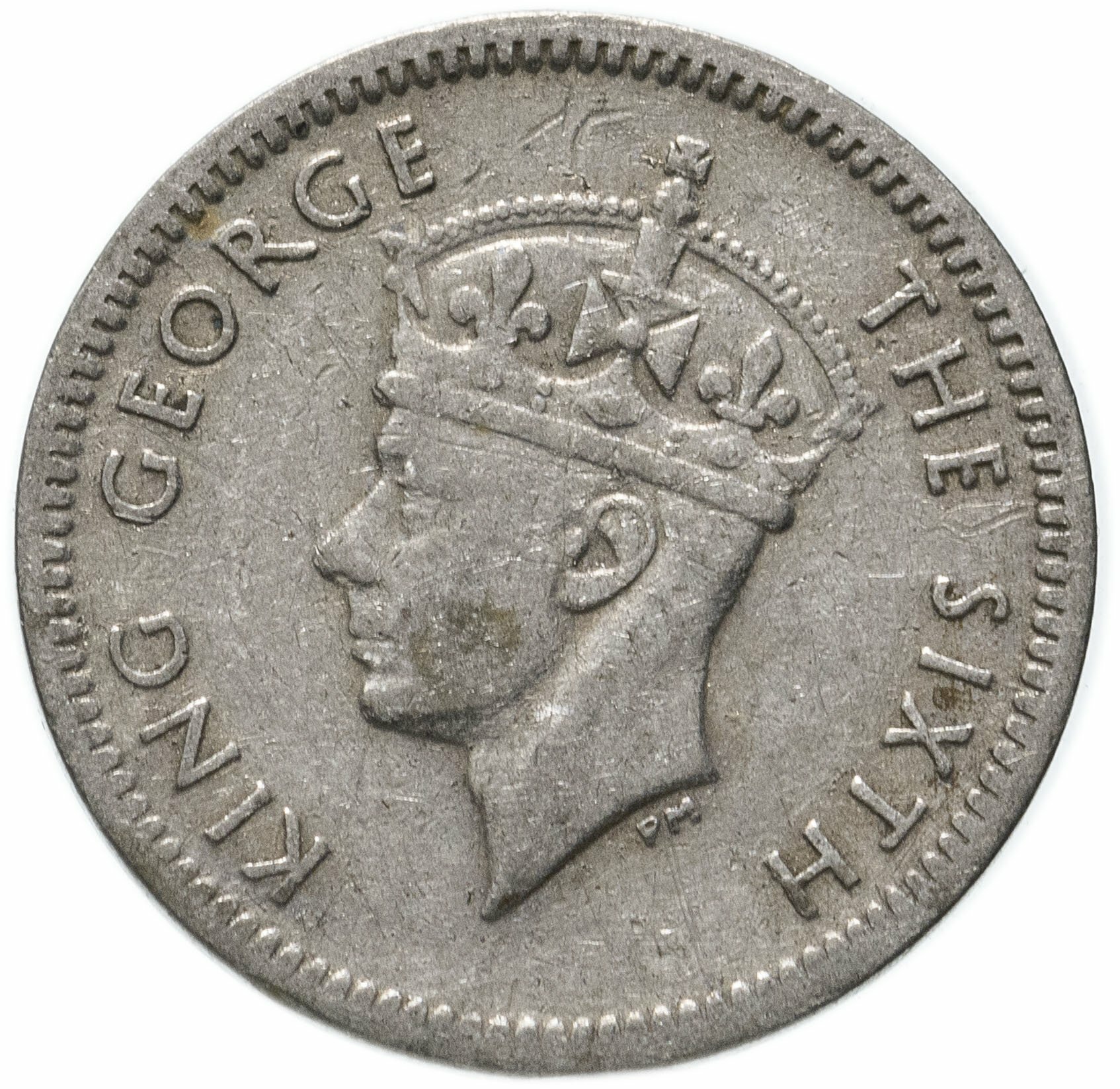 Южная Родезия 3 пенса pence 1951, Мельхиор медь-никель, в сохранности VF