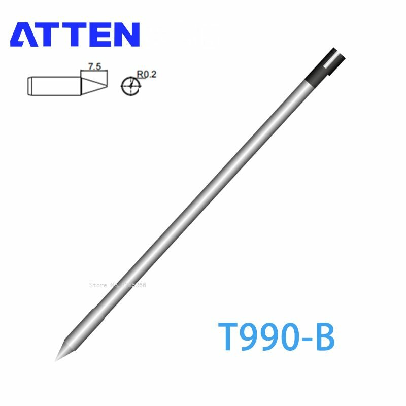 Набор насадок ATTEN T990 для сварочных станок ST-990 и ST-8602D - разнообразные типы для любых сварочных работ