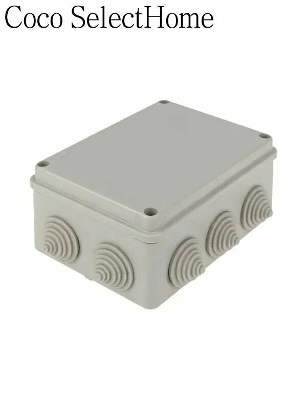 Распределительная коробка Rexant 150x110x70 мм IP55 для открытой проводки, серый полипропилен