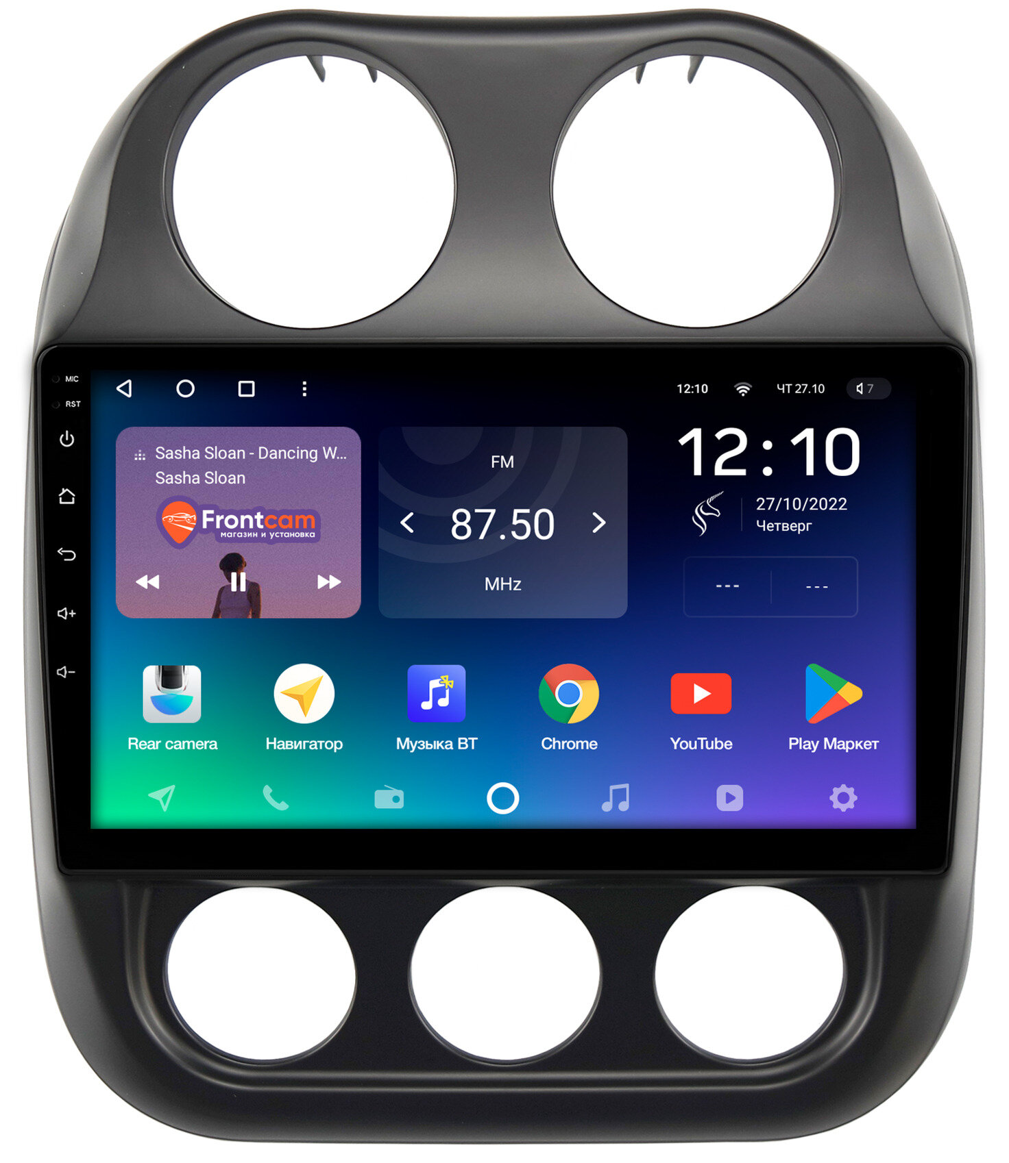 Штатная магнитола Jeep Compass, Liberty (Patriot) 2009-2016 Teyes SPRO PLUS 4/32 10" RM-10-810 Android 10 (4G-SIM, DSP, IPS)