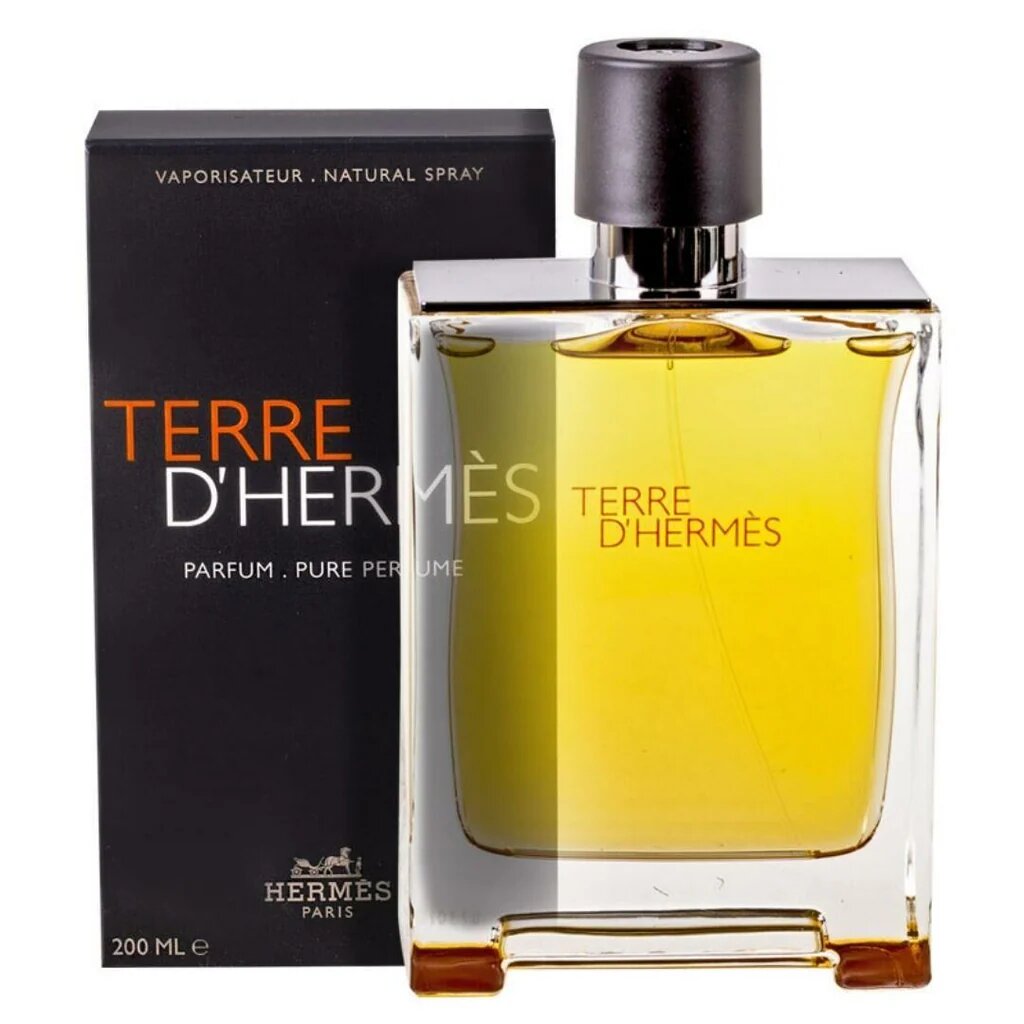 Hermes Terre d Hermes PARFUM 200 мл духи для мужчин, древесно-пряный аромат