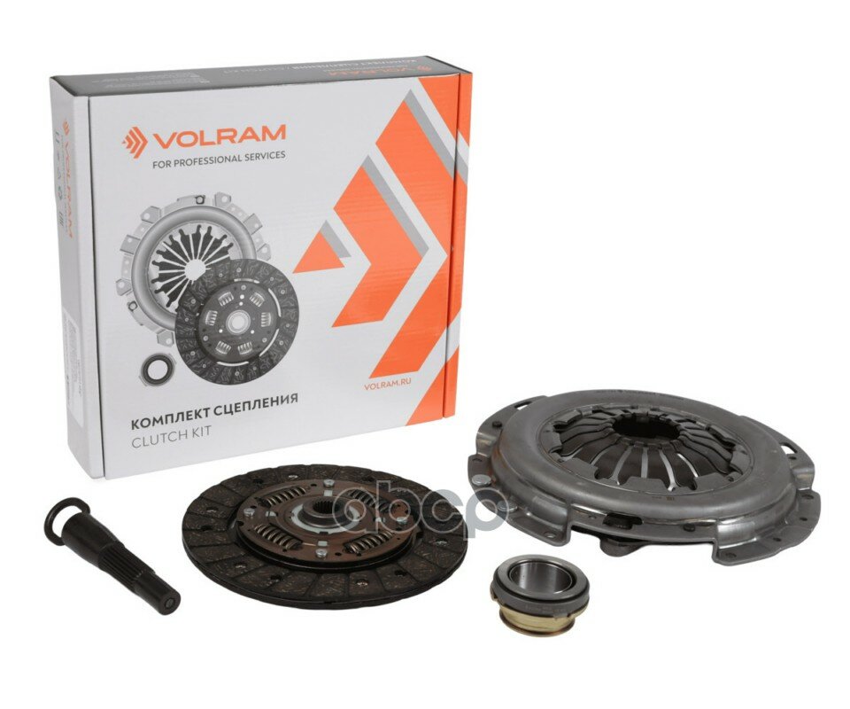 Комплект сцепления для а/м daewoo nexia 1.5 sohc (95-), chevrolet lanos 1.5 8v (05-) VOLRAM арт. VR37134