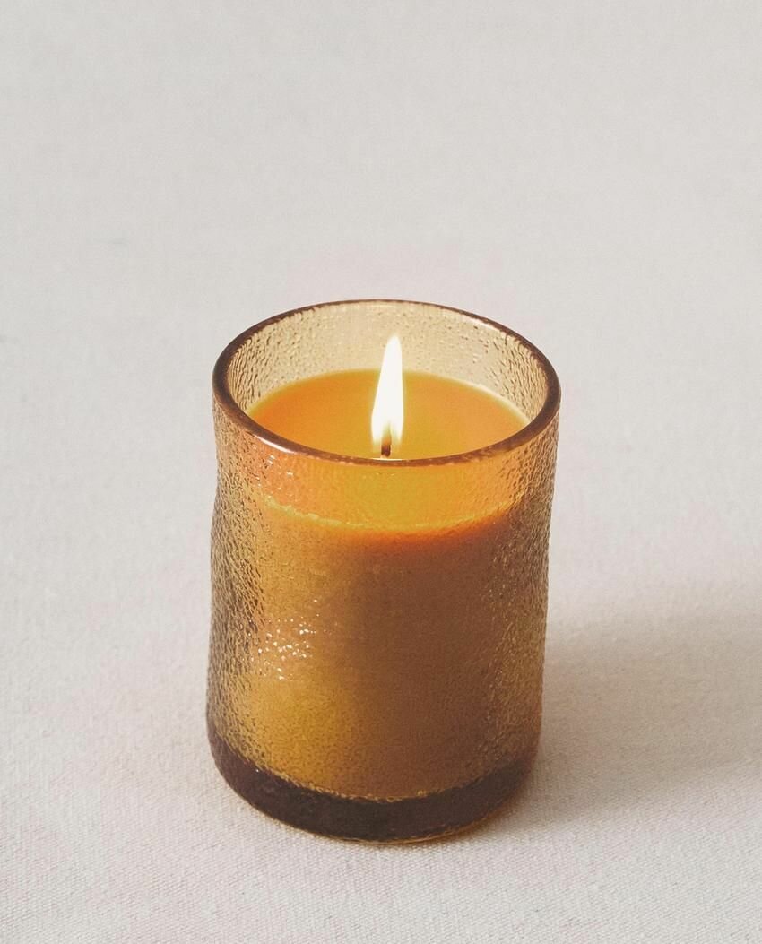Ароматическая свеча ZARA HOME 5417/705/643 - аромат FLEUR DE MANDARINE (155 г)