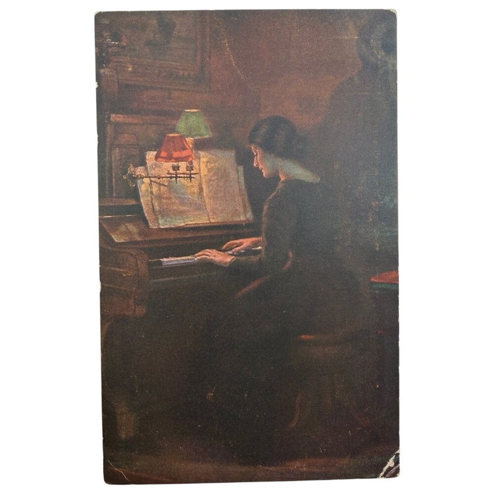 Почтовая открытка "Бруннинген - Адажио" 1900-1914 гг. Российская Империя
