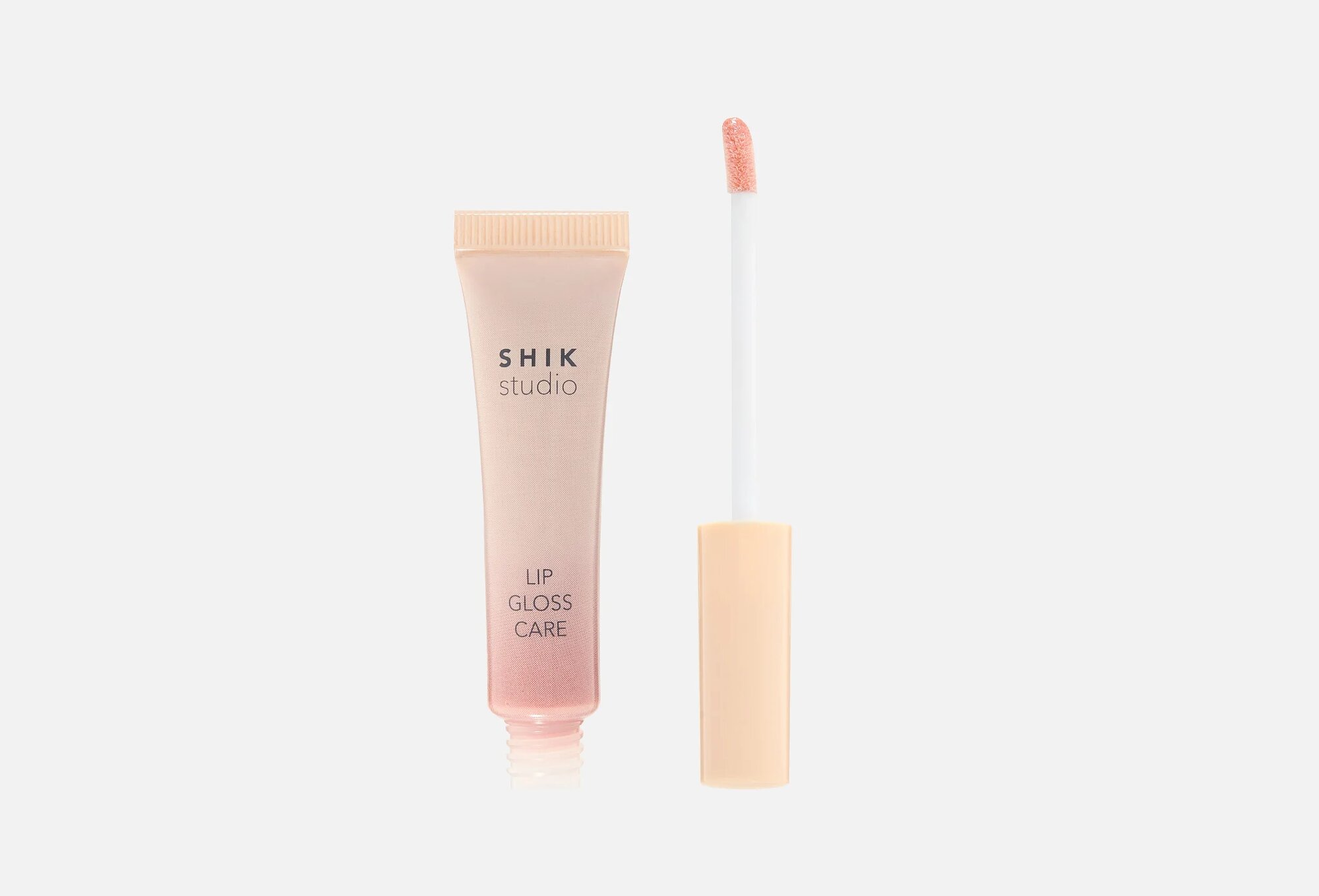 Блеск для губ SHIKstudio "Gloss care", ухаживающий, тон 102 "naked"
