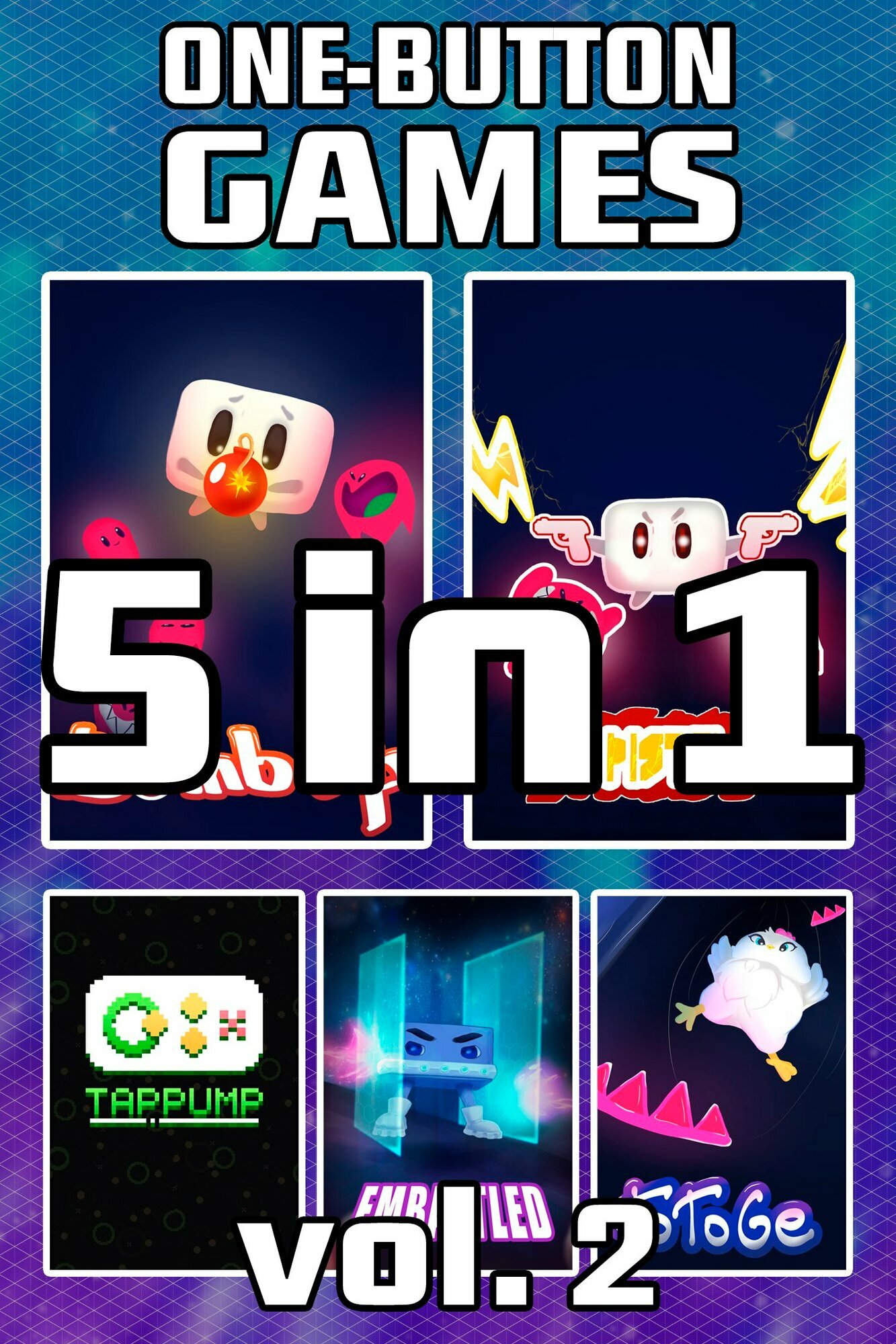 One Button Games 5-in-1 vol. 2 — ключ активации Xbox / Microsoft Store · Xbox One, Xbox Series X|S · цифровой ключ · любой регион