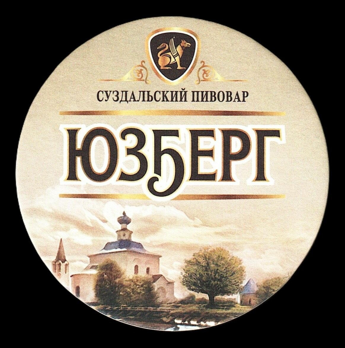 Бирдекель (костер) Юзберг Суздаль brown (подставка под пивной бокал)